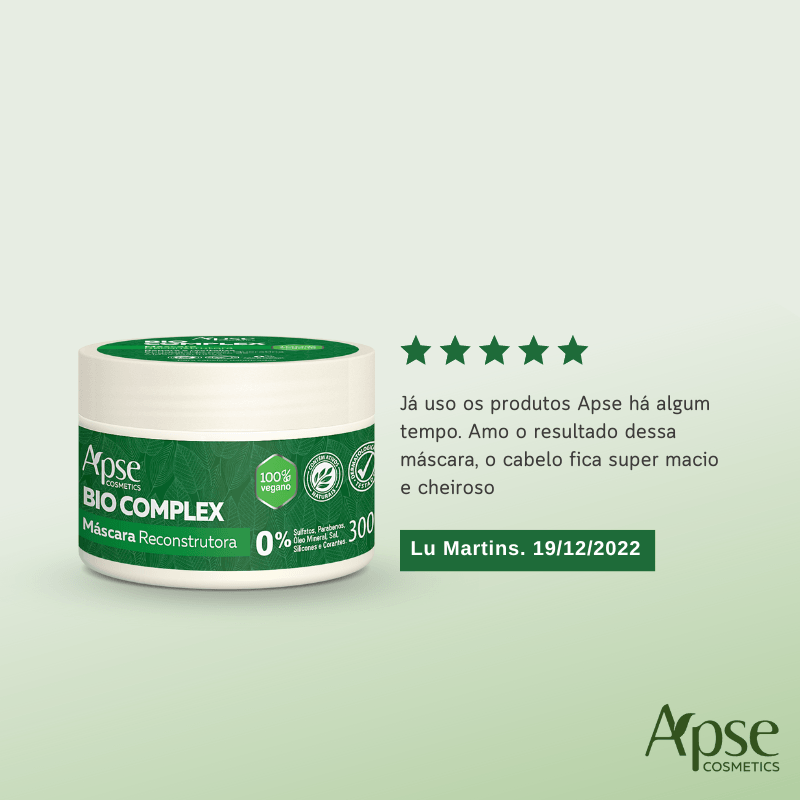 Kit Máscaras Bio Complex 300g (3 itens) – Apice Cosmeticos